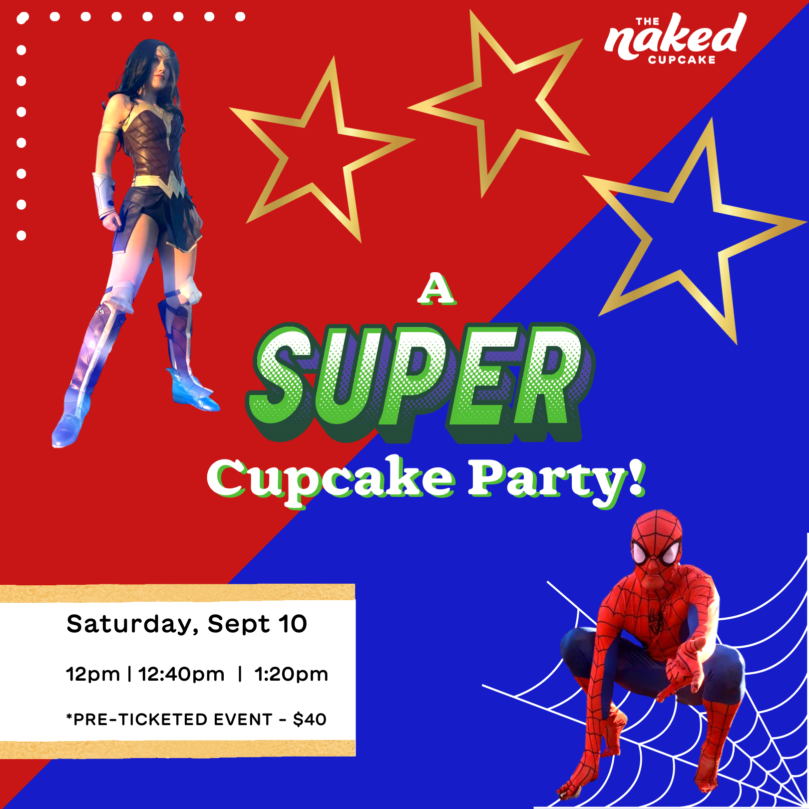 A SUPER Cupcake Party! | The Naked Cupcake Store